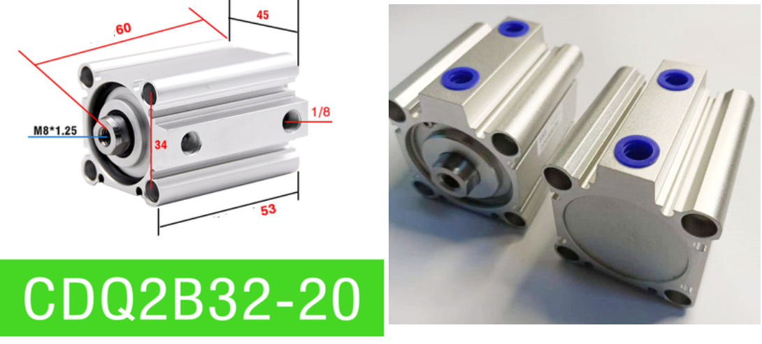 Xi lanh CDQ2B32-20DZ